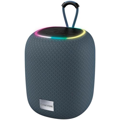 Canyon BSP‑8 Portable Wireless Speaker – CNE‑CBTSP8G, 10W, BT 5.2, RGB, TWS