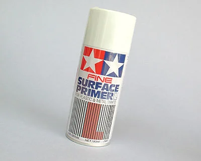 TAMIYA Surface Primer White, Spray Lacquer Paint