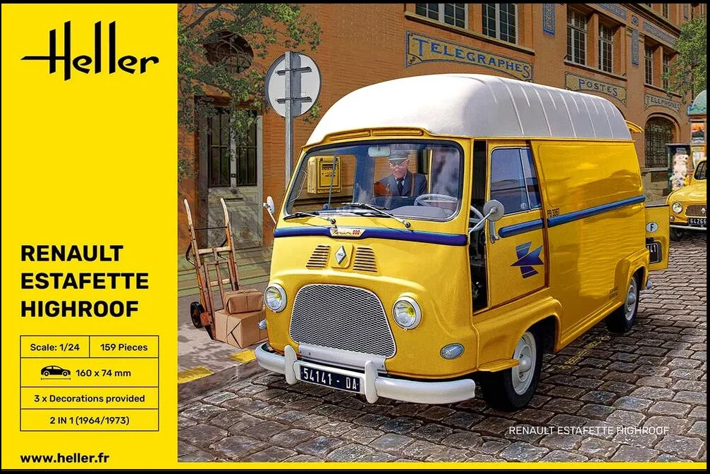 HELLER 1/24 Renault Estafette Highroof