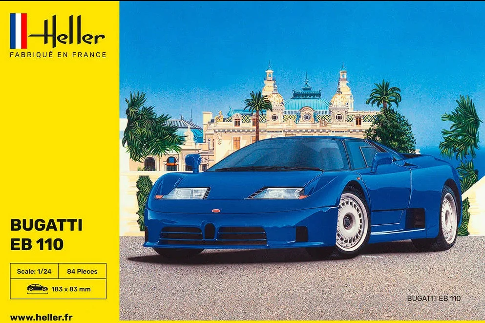HELLER 1/24 Bugatti EB 110