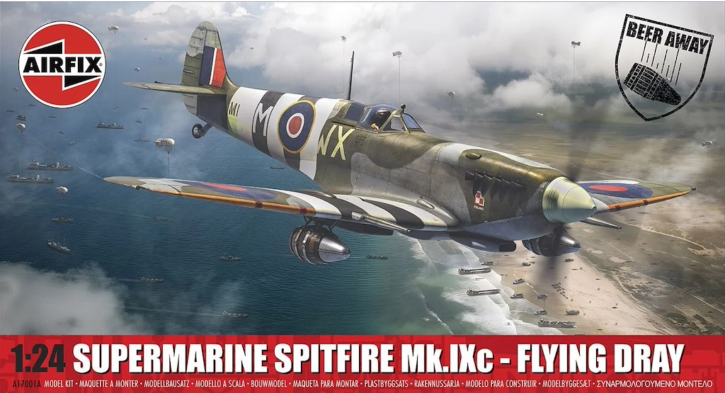 AIRFIX 1/24 Supermarine Spitfire Mk.IXc – Flying Dray
