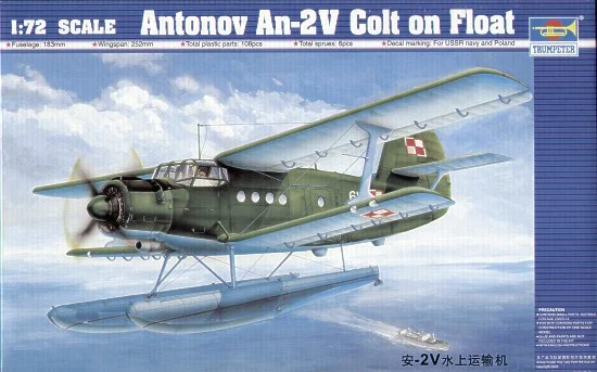 TRUMPETER 1/72 Antonov An-2V Colt on Float