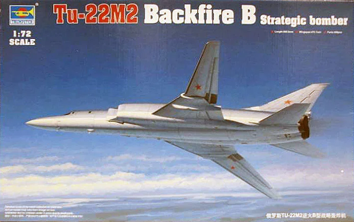 TRUMPETER 1/72 Tu-22M2 Backfire B Strategic bomber