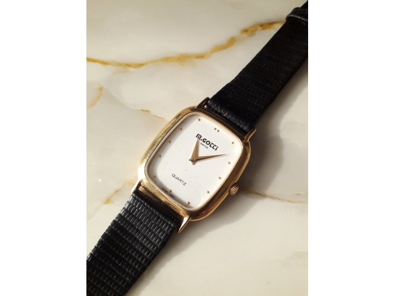 M. Gotti Swiss – elegantan švajcarski sat 18K plated