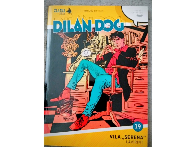 Zlatna serija Veseli četvrtak #19 Dilan Dog Vila Serena