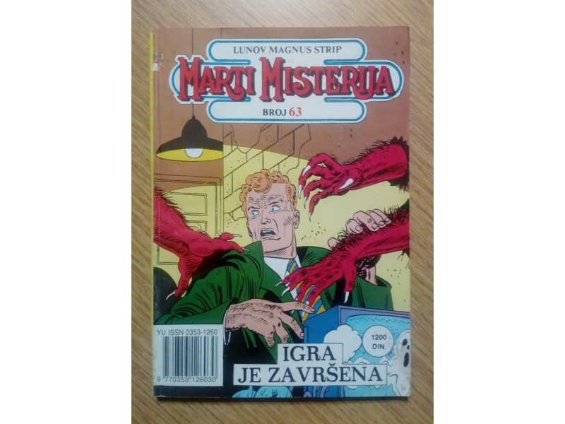 MARTI MISTERIJA broj 63 - Igra je završena (dnevnik)