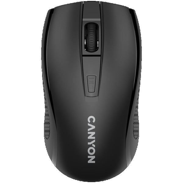 2.4Ghz wireless mice, 6 buttons, DPI 80012001600, with 1 AA battery ,size 110*60*37mm,58g,black ( CNE-CMSW07B )