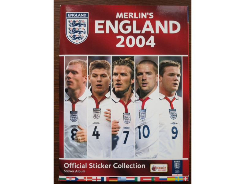 PUN ALBUM ENGLESKA EURO 2004 MERLIN TOPPS