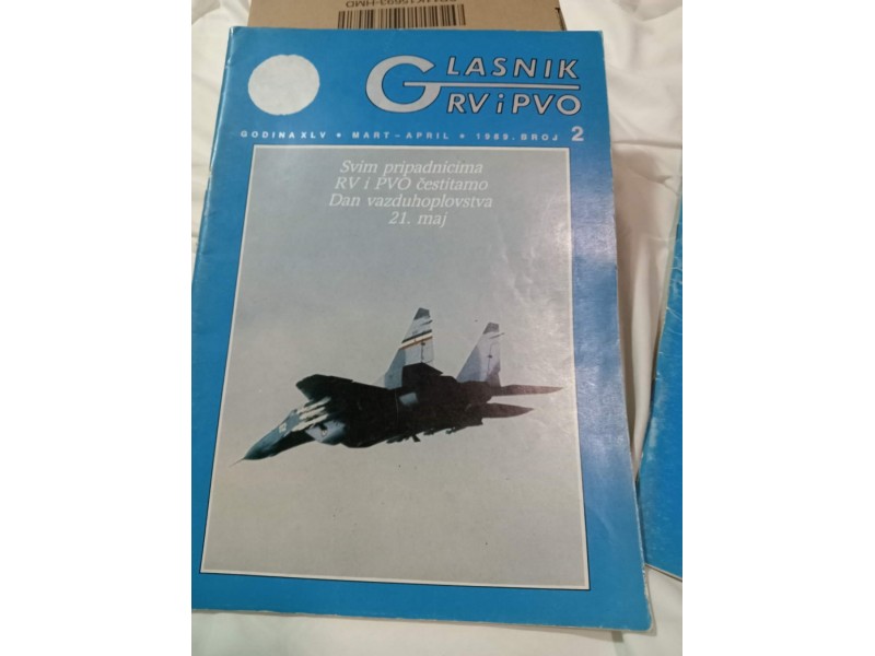 Glasnik RV i PVO broj 2 god 1989