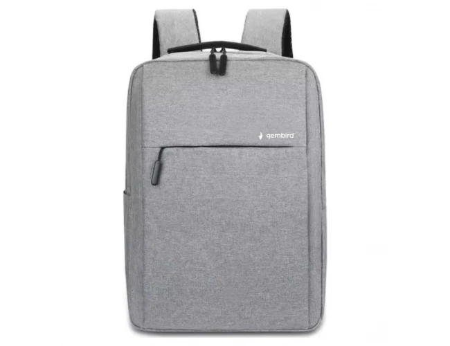 Gembird NCC - 15 - KLB011 ranac za laptop 15,6" - sivi, USB konektor, dimenzije 41x28x12 cm
