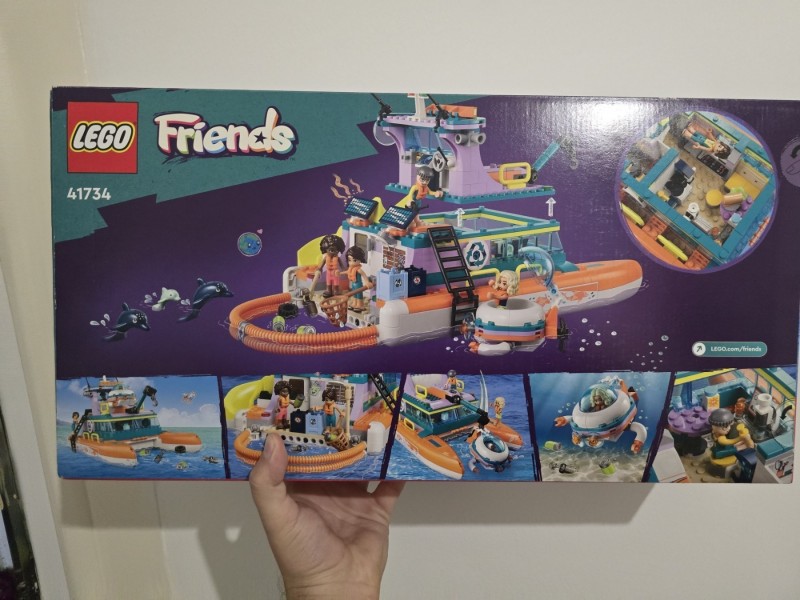 LEGO 41734 Brod za spasavanje na moru novo veliki set