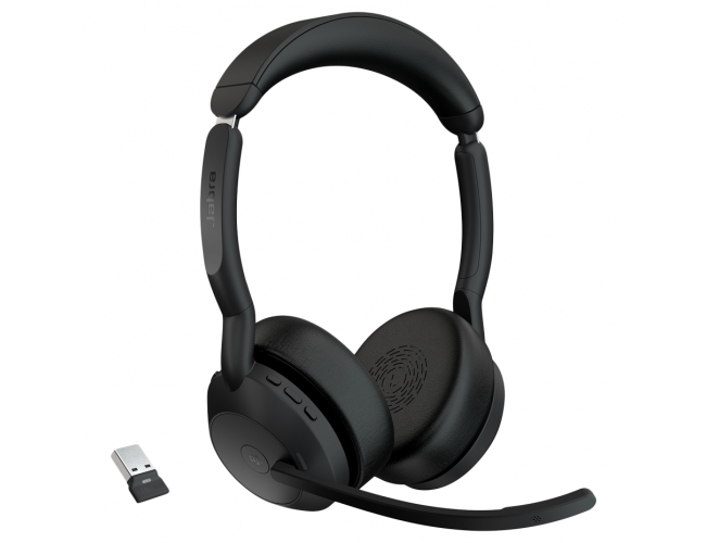 Jabra EVOLVE2 55 VC Headsets - Link380a MS Stereo