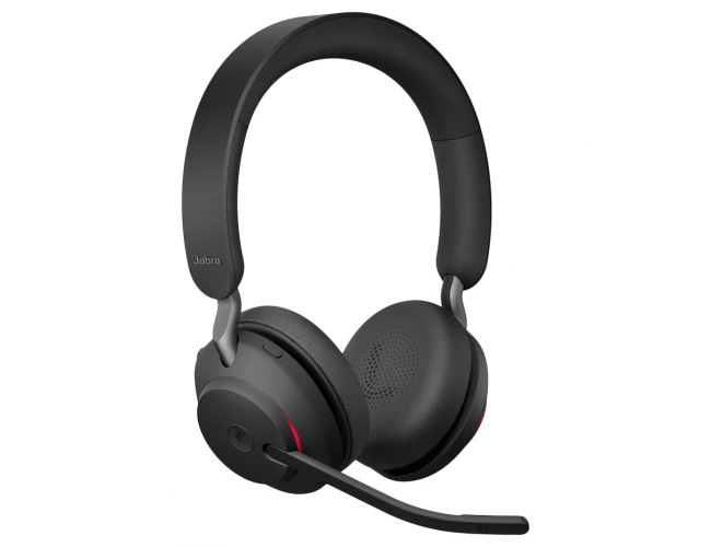 Jabra EVOLVE2 - BK VC headset - MS Stereo, Stand, Black