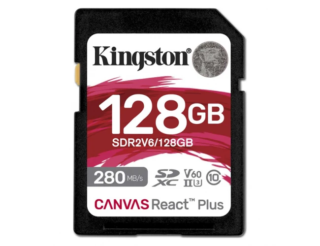Kingston Technology SDR2V6 memorijska kartica - 128GB SDXC UHS - II, U3, V60, 280MBs čitanje, 150MBs pisanje