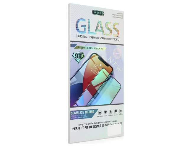 Red Tempered Glass zaštitno staklo za iPhone 15 Plus 6.7 - crna