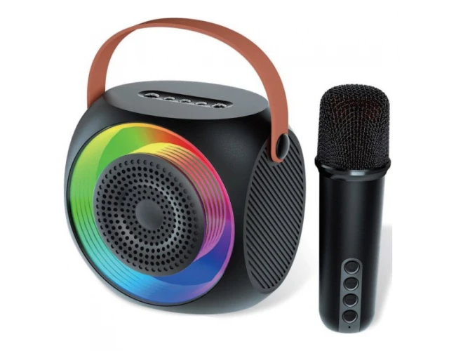 Gembird SPK - L2 karaoke zvučnik - Bluetooth, RGB, 10W, 1800mAh, USB, microSD, AUX, mikrofon 500mAh