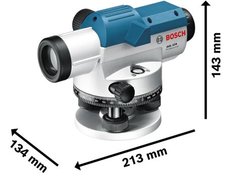 BOSCH plavi alat Uređaj za nivelisanje GOL32D+BT160+GR500 0601068502