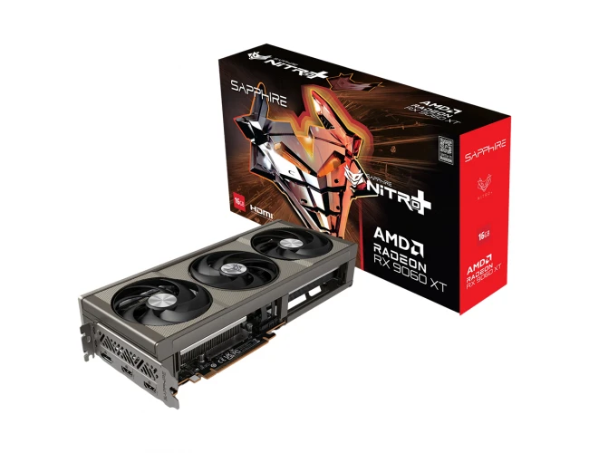 Sapphire NITRO grafička karta - AMD Radeon RX 9060 XT, 16GB, Dual HDMI, DisplayPort