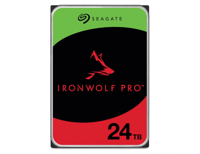 Seagate ST24000NT002 3.5 HDD - 24TB, SATA III, 512MB cache, 7200rpm, IronWolf Pro