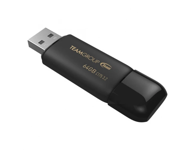 Team Group C175 - BK USB Flash memorija - 64GB, USB 3.2, crna