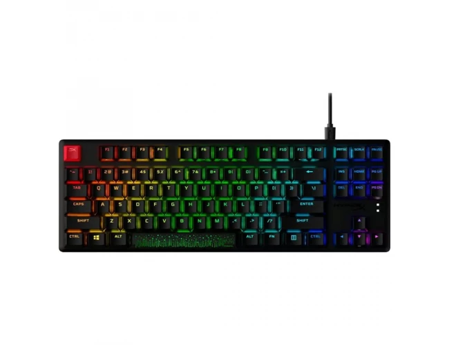 HyperX Alloy Origins PBT tastatura - mehanička, crna, Aqua