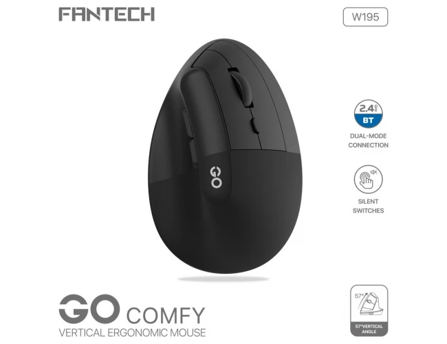 Fantech W195 GO comfy bežični miš crni
