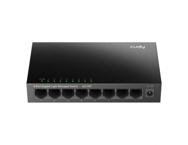 Cudy GS108E gigabitni svič - 8 portova, light managed