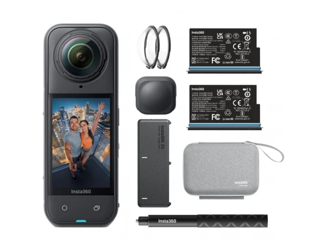 Insta360 X5 Essential Bundle Akcione kamere - 5.7K video, stabilizacija, vodootporna