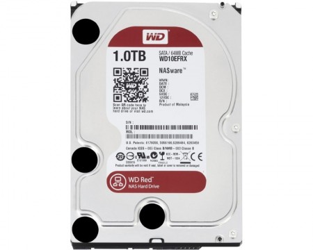 WD 1TB 3.'' SATA III 64MB IntelliPower WD10EFRX Red