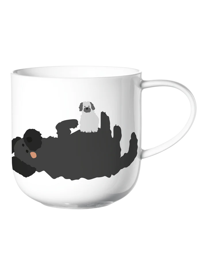 ŠOLJA ZA ČAJ,KAFU – COPPA mug, fluffy dogs