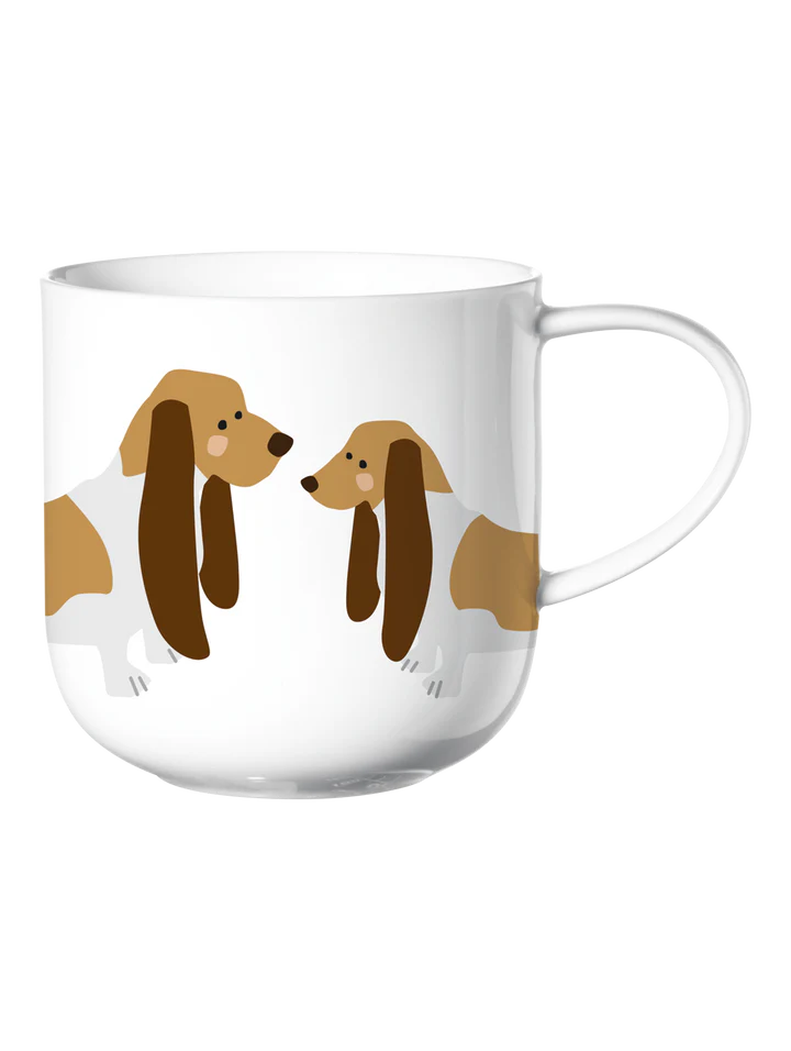 ŠOLJA ZA ČAJ,KAFU – COPPA mug, basset hound