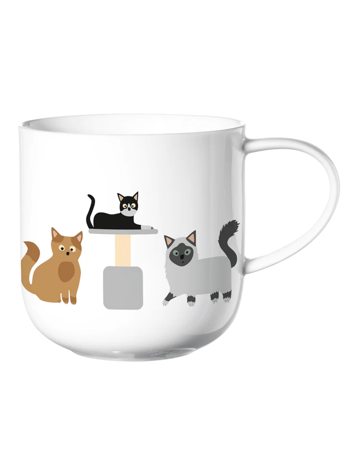 ŠOLJA ZA ČAJ,KAFU – COPPA mug, cats