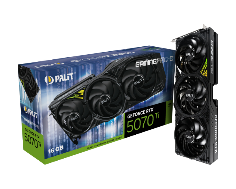 Grafička karta PALIT nVidia GeForce RTX 5070 Ti 16GB 256bit RTX 5070 Ti GamingPro-SID: EK000796102