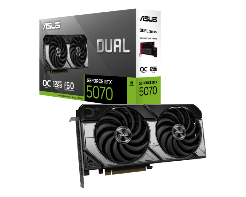 Grafička karta ASUS nVidia GeForce RTX 5070 12GB 192bit DUAL-RTX5070-O12GID: EK000796106