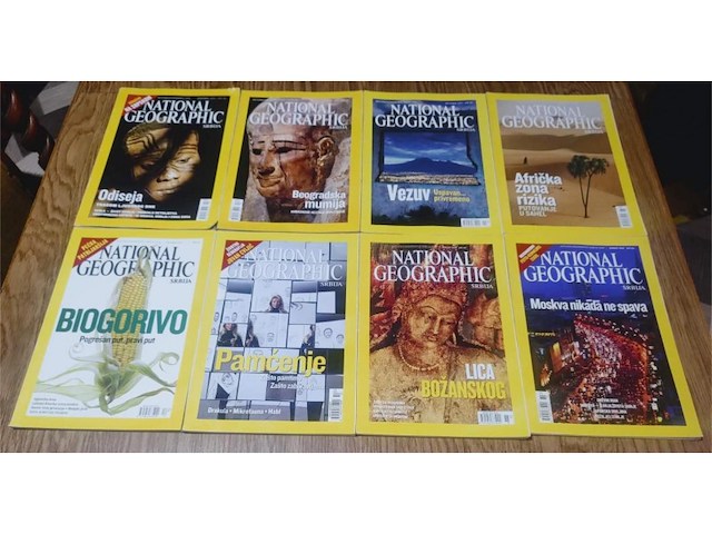 National Geographic ➡️ 8 brojeva ➡️2006/08 ➡️ Srbija