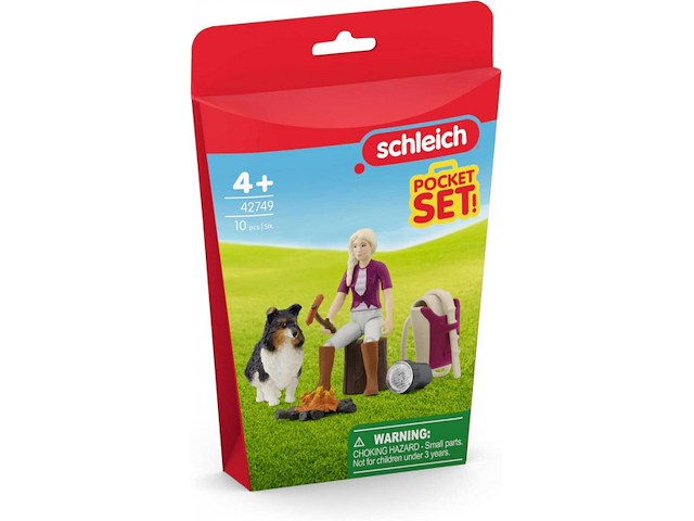 Schleich® Figurice HORSE CLUB Roštilj u prirodi sa psom 42749