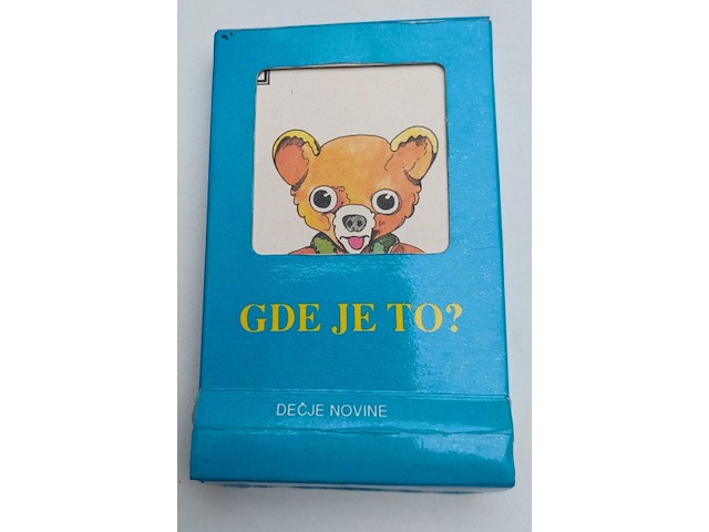 Gde je to..dečje karte Yu,Dečje Novine..