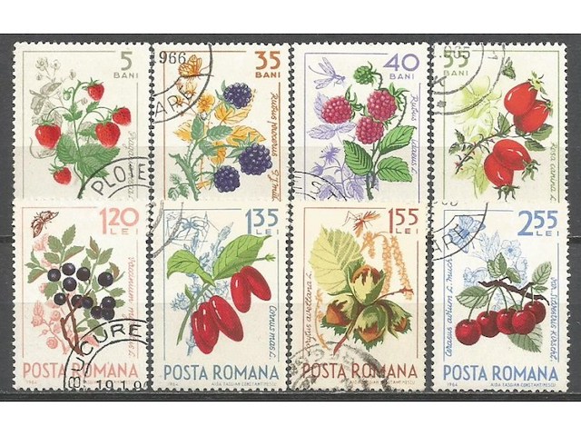 Rumunija,Flora 1964.,žigosano