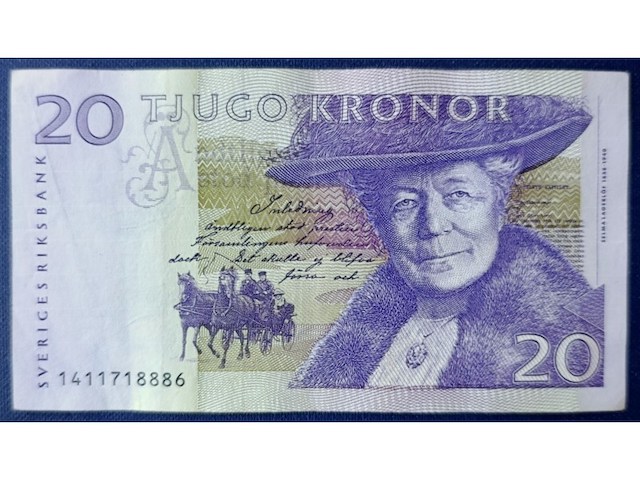 Svedska 20 kronor 2002