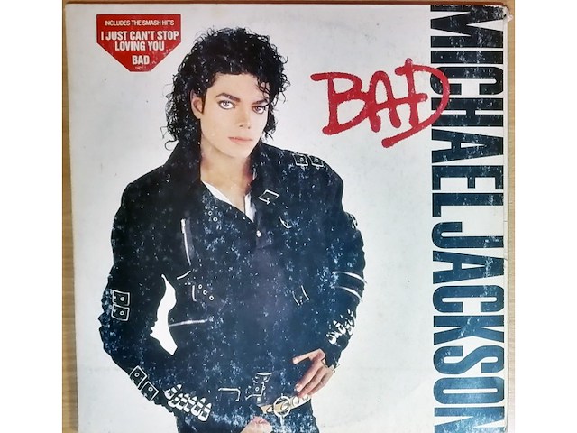 LP*: MICHAEL JACKSON - Bad (1987) NM/VG+, odlična