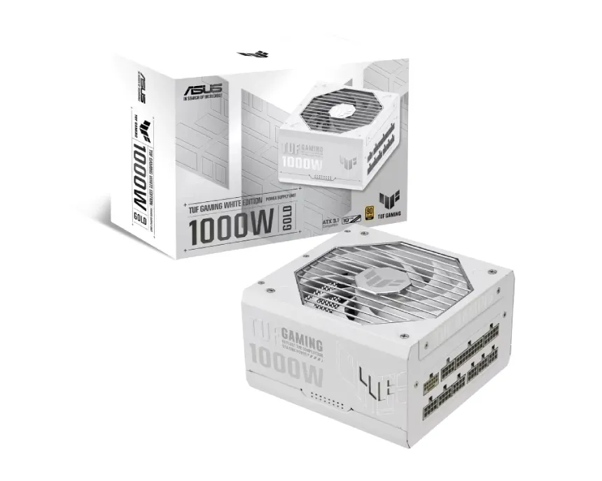 Napajanje 1000W ASUS TUF-GAMING-1000G-WHITE 80Plus Gold/Modularno/Bela
