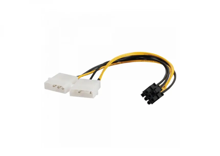E-Green Adapter naponski za PCI Expess VGA (6-pin) - 2x Molex