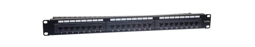 patchcord kabal panel UTP 6A, 24, organizator kablova, Rek 19in