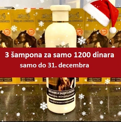 Set od 3 šampona
