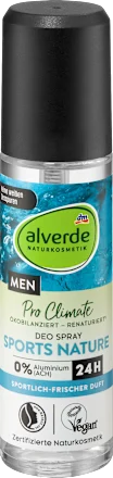 alverde NATURKOSMETIK MEN
MEN deo sprej SPORTS NATURE, 75 ml