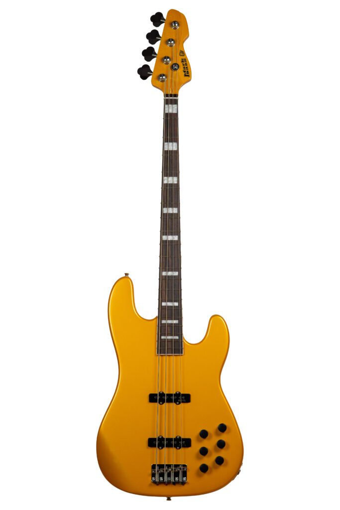 Markbass MB GV 4 Gloxy Metallic Yellow CR RW bas gitara