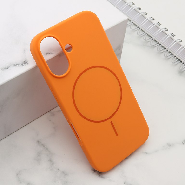Zastitna maska (futrola) FLEX MagSafe - iPhone 16 (6.1) narandzasta (MS)