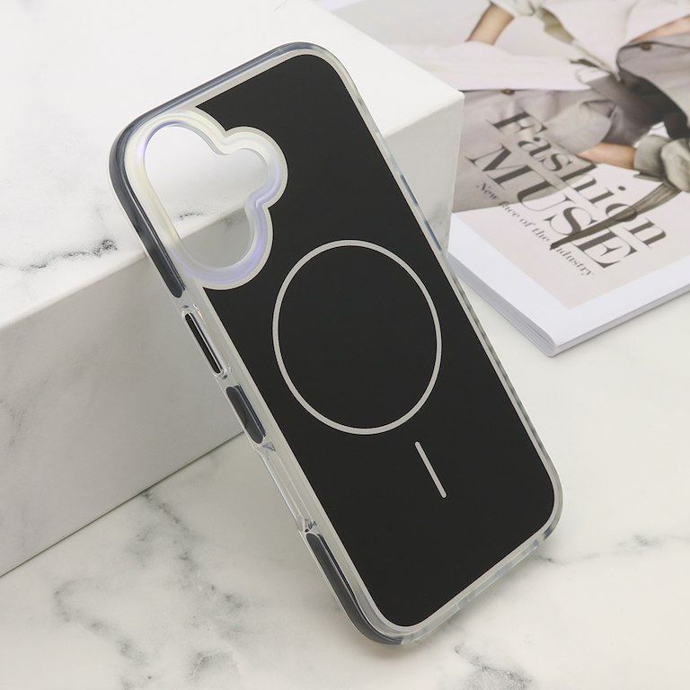 Zastitna maska (futrola) AMBER RING MagSafe - iPhone 17 crna (MS)