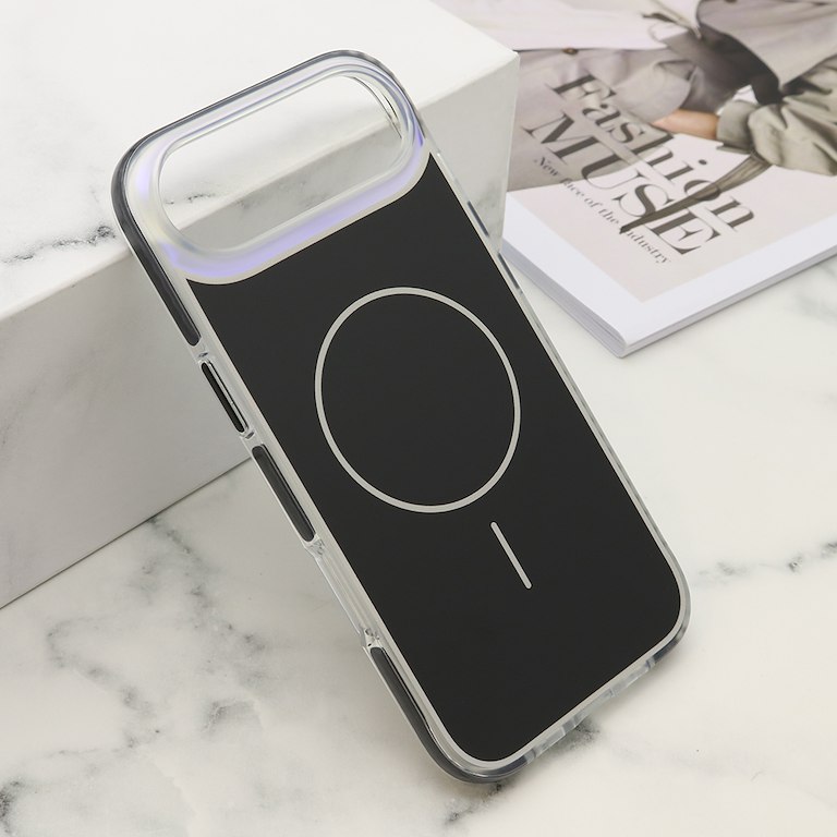 Zastitna maska (futrola) AMBER RING MagSafe - iPhone 17 Air crna (MS)
