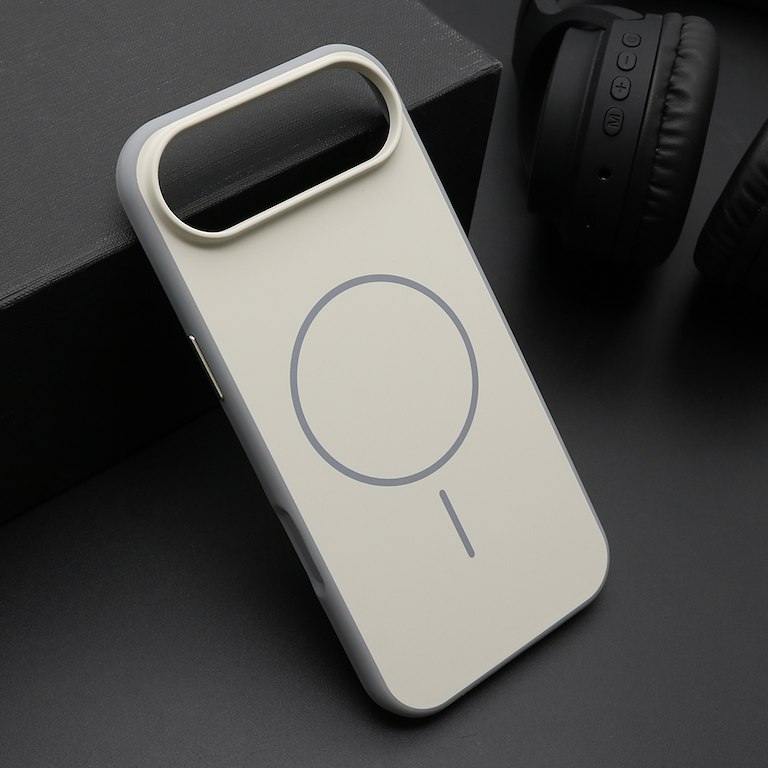Zastitna maska (futrola) CHROME MagSafe - iPhone 17 Air bela (MS)